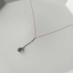 スモーキークォーツ デザインネックレス 14kgf ネックレス・ペンダント Maumoon Jewelry 通販 15138733｜Creema(クリーマ)