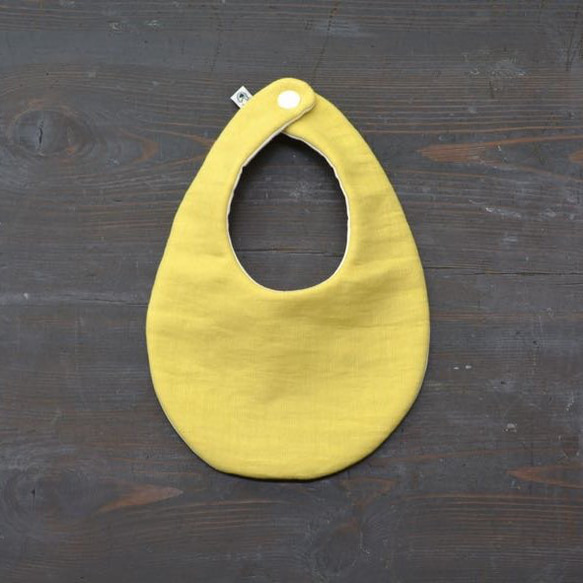 草木染め よだれかけ 【マリーゴールド(淡)】 スタイ・よだれかけ スグリ舎 通販 15155136｜Creema(クリーマ)