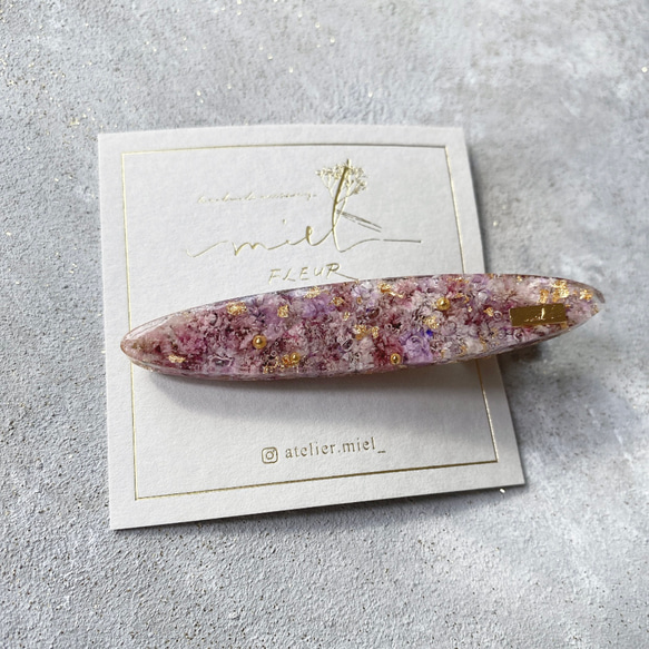 fleur ヘアクリップ ヘアクリップ・バナナクリップ miel 通販｜Creema(クリーマ) 15175056