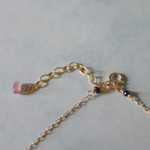 トルマリン サファイア タンザナイト 天然石ネックレス（14kgf） ネックレス・ペンダント bikou 通販 15182647｜Creema(クリーマ)