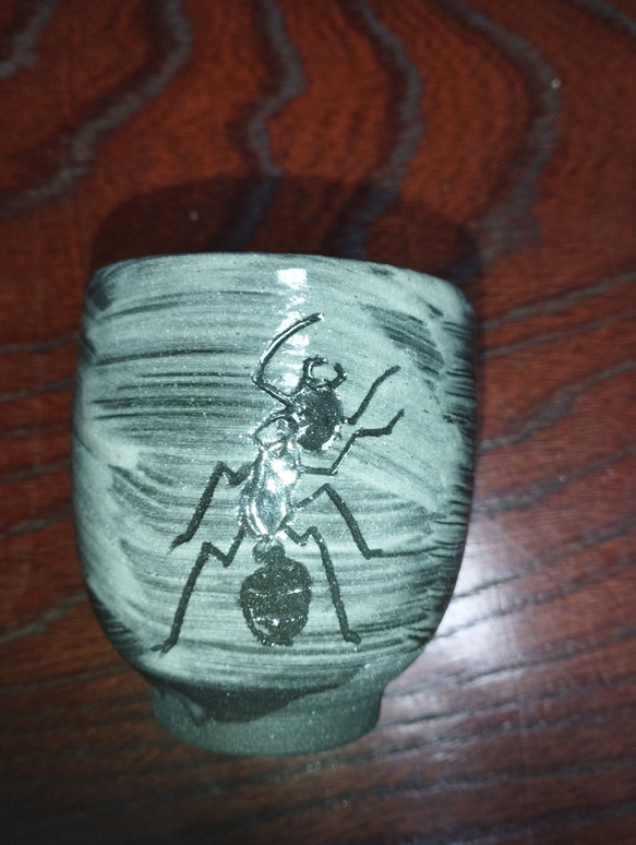 蟻湯呑 湯呑み せんかく 通販 15184118｜Creema(クリーマ)