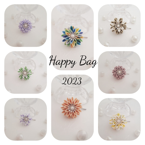 新春福袋2023 Happy Bag（ポニーフック3点セット） ポニーフック・ヘアカフス Rimie Fleur 通販 15185218｜Creema(クリーマ)