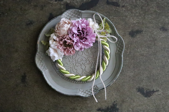 注連飾り-6 アートフラワー Deuxieme(ドゥズィエム) 通販｜Creema(クリーマ)