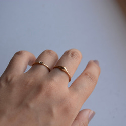 matte puffy thin ring 指輪・リング cocoro.t 通販｜Creema(クリーマ)