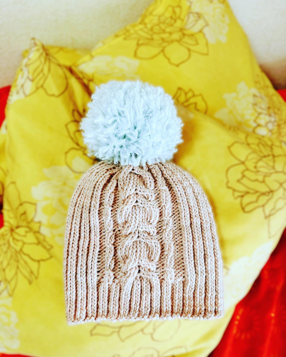 No.126 ベビー用ニット帽【受注制作】 ニット帽・ビーニー cupidcome！ 通販 15194401｜Creema(クリーマ)