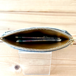 猫好きが作ったイカ耳猫の小銭入れ グレー白ハチワレオコ顔深緑のメガねっこ 送料無料 手縫い本牛革 小銭入れ・コインケース K.TAMAO 通販 ...