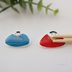 お雛様 ガラス 箸置き 箸 はしおき レスト おうち時間 箸・箸置き tudoinu 通販 15199825｜Creema(クリーマ)