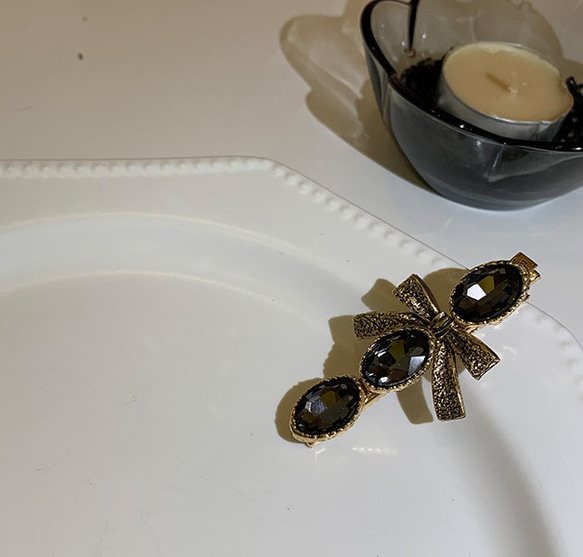 【2023.1新作♥即日発送】韓国ファッション アンティーク調ヘアピン ワニクリップ ヘアアクセサリー -7092 ヘアピン Balena ...