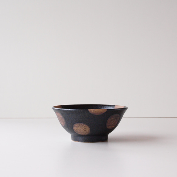 ご飯茶碗 黒 ドット 茶碗・めし碗 saasa工房 通販｜Creema(クリーマ) 15200997