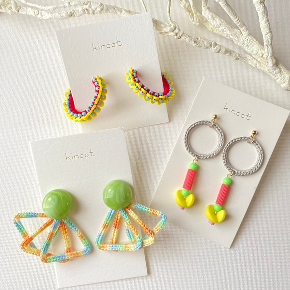 【Creema限定】ピアス3点セット 福袋【C】 ピアス（スタッド・一粒） kincot 通販 15202861｜Creema(クリーマ)