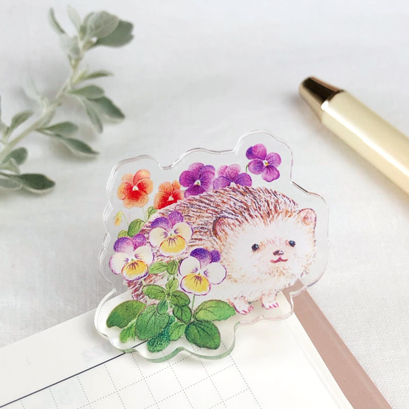 【期間限定】ビオラ アクリルクリップとマスキングテープ《仲良しセット》 マスキングテープ haruiro 通販 15214063｜Creema ...