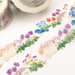 【期間限定】ビオラ アクリルクリップとマスキングテープ《仲良しセット》 マスキングテープ haruiro 通販 15214063｜Creema ...