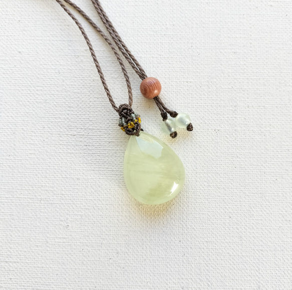 ♡ヘリオドール・マクラメペンダントdrjan ♡気まぐれプチセール ネックレス・ペンダント LOTUS 通販 15219564｜Creema ...