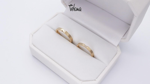 モダンとアンティーク プラチナK10K18ゴールド ペアリング・マリッジリング 結婚指輪 誕生日・記念日に！ 指輪・リング Toshima 通販 15228496｜Creema(クリーマ)