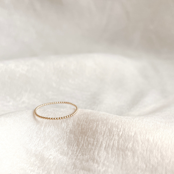 14kgf ドットリング 指輪・リング halolulu＊ 通販 15233799｜Creema(クリーマ)