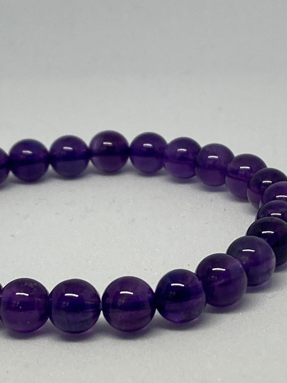 愛の守護石┊︎アメジスト 3A ブレスレット ブレスレット ココハ 通販｜Creema(クリーマ) 15240364