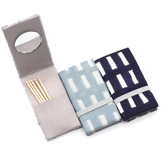 再販 02 ミナペルホネン mina perhonen 携帯つまようじケース【sora check】 手鏡 borsaio 通販 ...