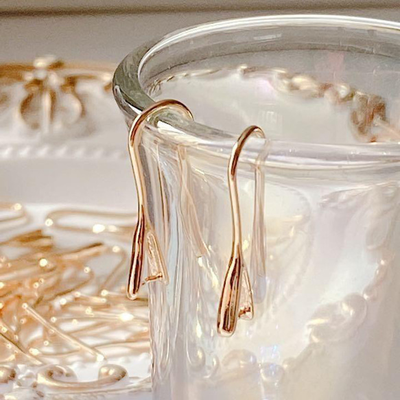 新商品 14kgf バチカン付きピアスフック 2ペア4個 買うほどお得 金具・チェーン simplemade 素材販売 通販 15247823｜Creema(クリーマ)