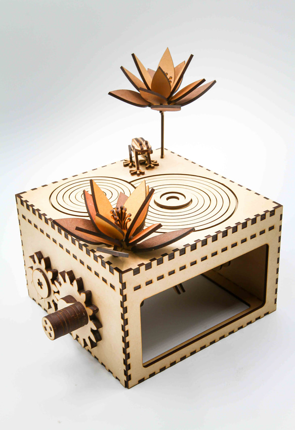 からくり - ミニ水面 - Water Drop Automata - Limited Edition 木材・板 RossMcSweeney ...