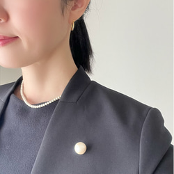 Creema限定新春福袋〈竹〉 コットンパールネックレス＆極細チェーンネックレスセット フォーマル N121 ネックレス・ペンダント ...