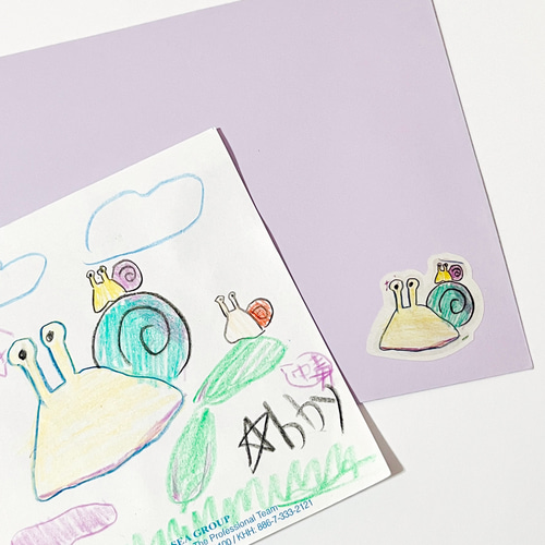 波アート 落書き 手描き かわいい 耐水ステッカー ギフト 波アート 落書き 手描き かわいい 耐水ステッカー ギフト