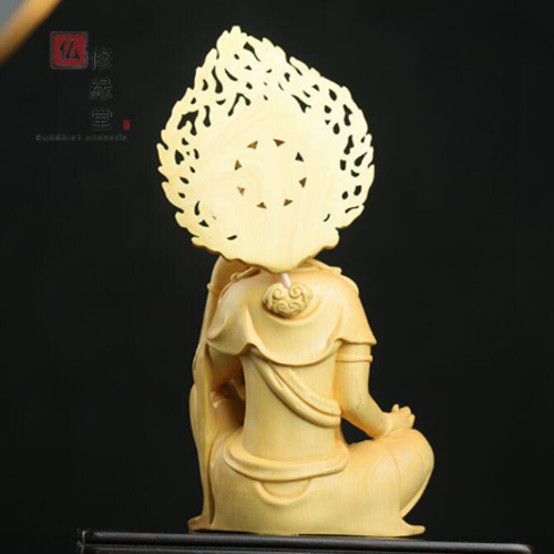 木彫り 仏像 自在観音菩薩座像 彫刻 仏教工芸 柘植材 仏師で 木彫り 仏像 自在観音菩薩座像 彫刻 仏教工芸 柘植材 仏師で