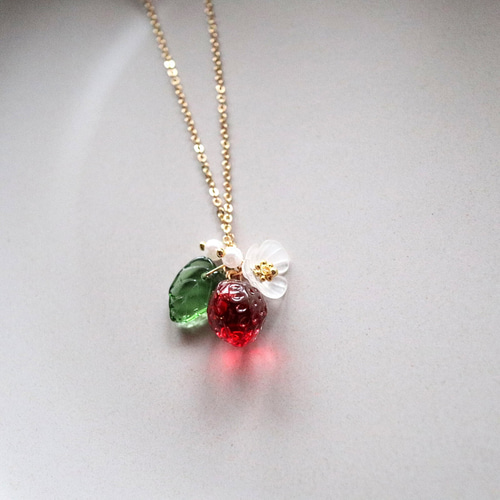 いちごのネックレス ネックレス・ペンダント ohana. 通販 いちごのネックレス ネックレス・ペンダント ohana. 通販