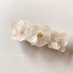 再販【rie.t】本物の紫陽花バレッタ バレッタ rie.t 通販｜Creema(クリーマ) 15300391