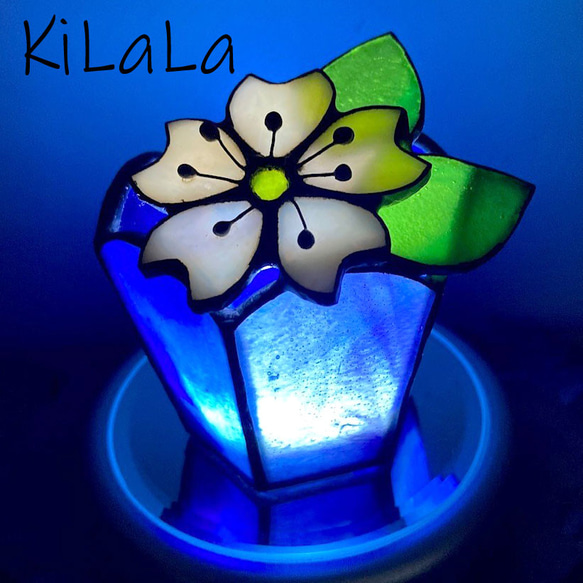 置き型おやすみランプ（さくら）h スタンドライト・テーブルランプ shop KiLaLa 通販 15305801｜Creema(クリーマ)