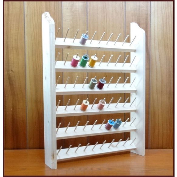 ★S60【手作り】ミシン小巻糸立てスタンド60個（家庭用ミシン糸たて） その他インテリア雑貨 N-youtan 通販｜Creema(クリーマ)