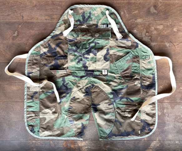 niwa no mi アップサイクルエプロン ワークエプロン リメイク 古着 その他トップス niwa no mi 通販 15318333｜Creema(クリーマ)