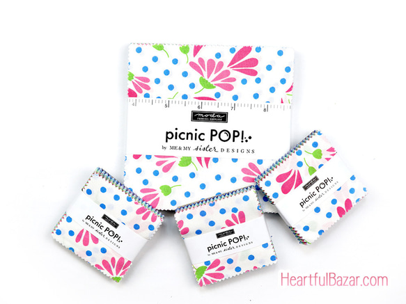 USAコットン moda picnic POP! 33枚セット 生地 ハートフルバザール 通販｜Creema(クリーマ)