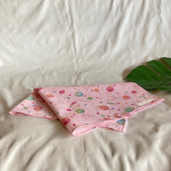 【オーダーOK】入園入学大きいランチョンマット(60×40㎝)★きらきらラメの宇宙惑星銀河P★給食ナフキンお弁当ランチク ランチョンマット メ ...