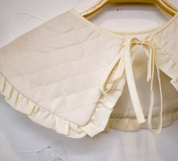 （送料無料）前リボン×ワッフルデザイン被るだけつけ襟（ベージュ）【No.928】 その他ファッション雑貨 BOUQUET（ブーケ） 通販 ...