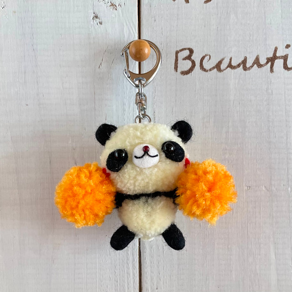 あなたを応援！！ チアリーダーなパンダさん♪ ぬいぐるみ ぼんぼん♪こもの 通販｜Creema(クリーマ) 15332131