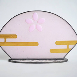 ひな祭り屏風 ステンドグラス その他置物 アトリエ スピカ ステンドグラス 通販｜Creema(クリーマ) 15332149