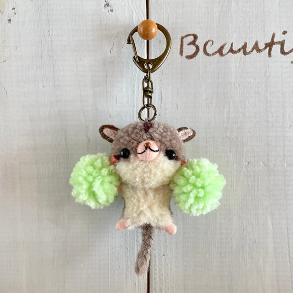 あなたを応援！！ チアリーダーなモモンガさん♪ ぬいぐるみ ぼんぼん♪こもの 通販｜Creema(クリーマ) 15332178