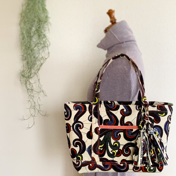 キテンゲ・regularトートバッグ（シダ植物） トートバッグ kayoyo 通販 15336004｜Creema(クリーマ)