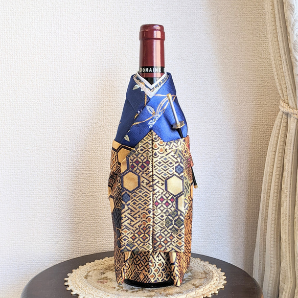 殿 ボトル着物 ワインボトルカバー その他インテリア雑貨 cream tea+ 通販｜Creema(クリーマ) 15336015