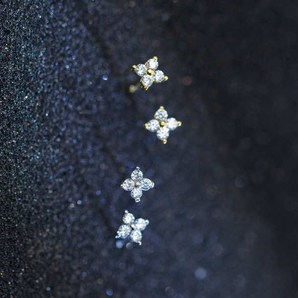 ピアス レディース S925純銀製 金属アレルギー対応 シルバー ピアス（スタッド・一粒） anpi. 通販 15341370｜Creema(クリーマ)