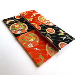 金襴織物御朱印帳 B6 大判サイズ 『蝶花』 2冊限定作品 金襴生地 桐生金襴 金襴御朱印帳 桐生織物 手帳 織物御朱印帳OKO 通販 ...