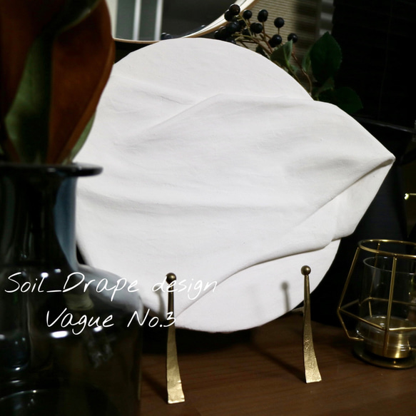 Soil_Drape design Vague No.3 モダンアートパネル ジャパンディ ドレープアート 絵画 Rino_abstract ...