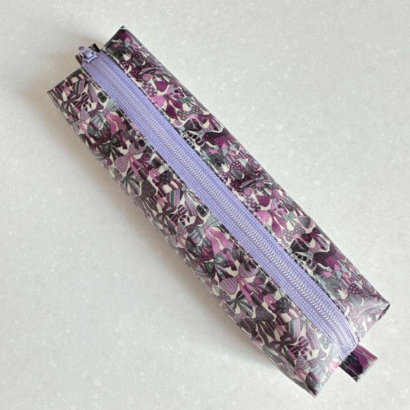リバティ レア生地「ジェニーズリボンズ」（パープル）ペンケース♪ホビーラホビーレ限定カラー ペンケース ASAKO 通販 15358397 ...