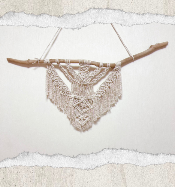 マクラメタペストリー マクラメ その他インテリア雑貨 Lio 通販 15358785｜Creema(クリーマ)