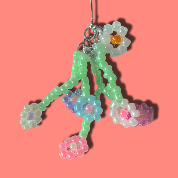 花畑ピアス ba-30 ピアス（フック・チェーン） RE：work 通販 15369084｜Creema(クリーマ)