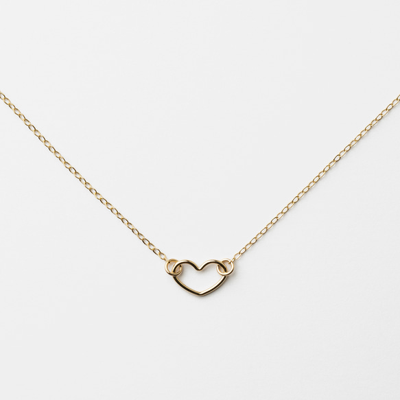 [ 14kgf ] ハート ネックレス ワイヤー チャーム 送料無料♪ ネックレス・ペンダント PETTYS 通販｜Creema(クリーマ) 15404305