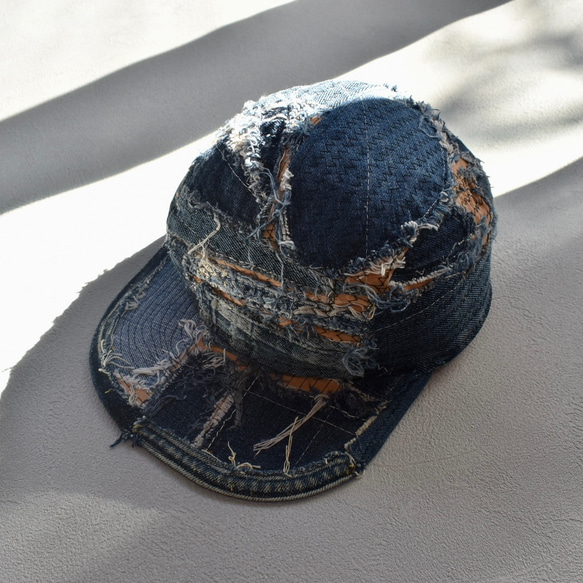 Remake/Tsugihagi cap coverall× denim×denim× denim キャップ Rio 通販 15404649 ...