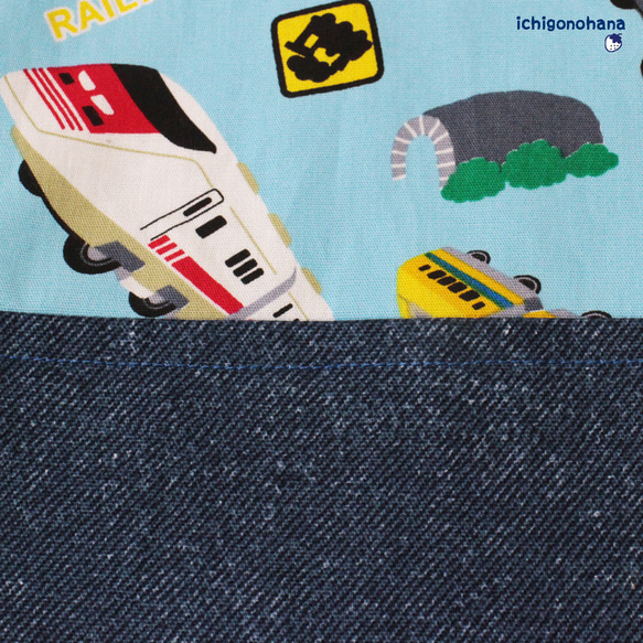 きんちゃく・大サイズ『新幹線モチーフ』gu4140 体操服袋 入園入学 体操服袋・お着替え袋 いちごの花 ichigonohana 通販 ...