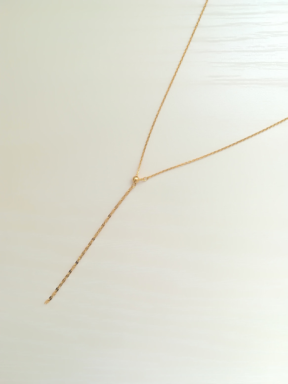 再販×64＊14kgf 2way＊Y字スライドボールネックレス＆シンプルロングネックレス ネックレス・ペンダント Nouvelle Trente 通販 15412875｜Creema(クリーマ)
