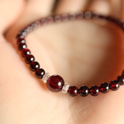 …☆スーパープレミアムブレス☆ロードライトガーネット：7.2ミリ＆モザンビーク産：ガーネット：4ミリ☆…ⅱ ブレスレット 七色の小鳥 通販 ...